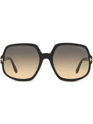 TOM FORD Square-Frame Gradient Sunglasses 1330l3 Black Shiny