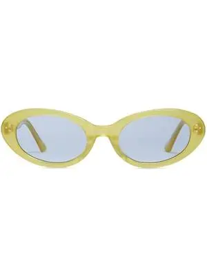GENTLE MONSTER Transparent Oval Sunglasses