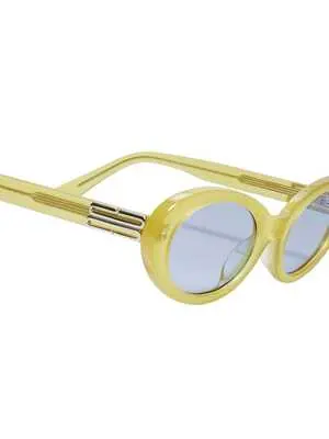 GENTLE MONSTER Transparent Oval Sunglasses