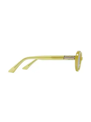 GENTLE MONSTER Transparent Oval Sunglasses