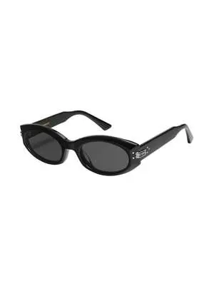 GENTLE MONSTER Oval-frame Logo-engraved Sunglasses