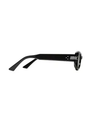 GENTLE MONSTER Oval-frame Logo-engraved Sunglasses
