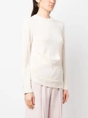 JIL SANDER Fine-knit Long-sleeve Jumper - Neutrals