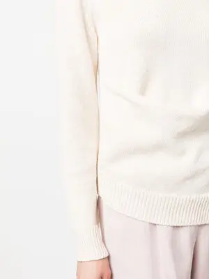 JIL SANDER Fine-knit Long-sleeve Jumper - Neutrals