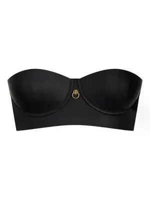 MAISON CLOSE Chambre Noire Bustier Strapless Bra - Black
