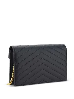 Saint Laurent Logo Plaque Crossbody Bag