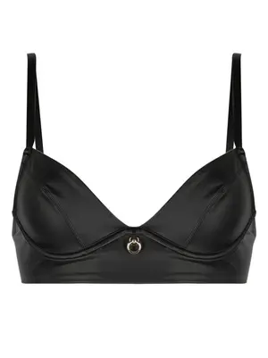 MAISON CLOSE Chambre Noire Bralette Bra - Black