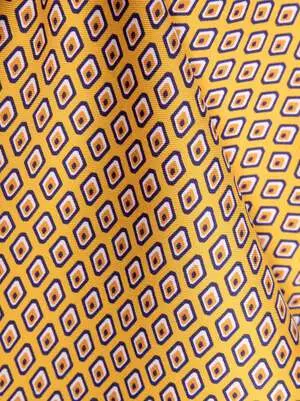 Church's Graphic-print Silk Pocket Square