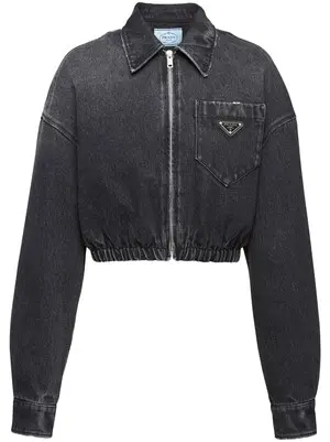 Prada Denim Blouson Jacket