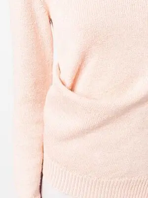 JIL SANDER Fine-knit Long-sleeve Jumper - Pink