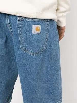 Carhartt Work In Progress Logo-detail Denim Shorts