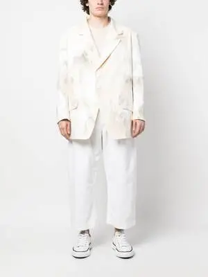 Yohji Yamamoto Abstract-print Jacket