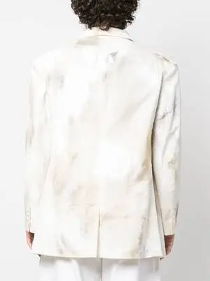 Yohji Yamamoto Abstract-print Jacket