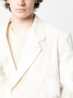 Yohji Yamamoto Abstract-print Jacket