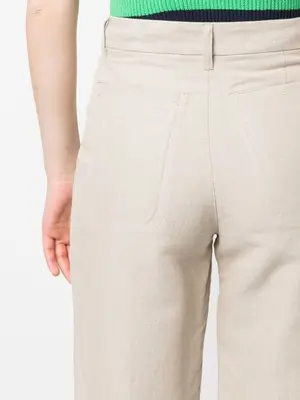 A.p.c. High-waist Wide-leg Trousers