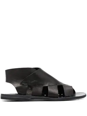 Officine Creative Itaca 15mm Leather Sandals - Black