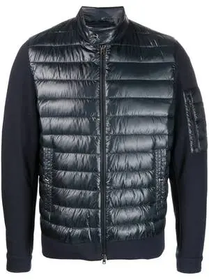 Herno Padded-panel Zipped Jacket - Blue