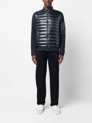Herno Padded-panel Zipped Jacket - Blue