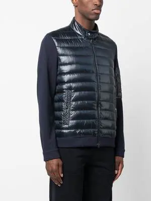 Herno Padded-panel Zipped Jacket - Blue