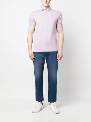 Altea Short-sleeve Polo Shirt - Purple