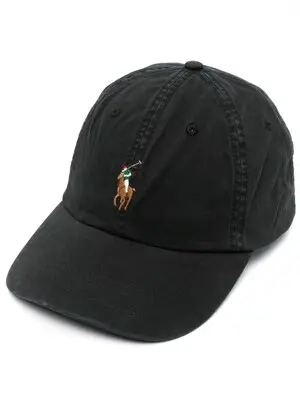 Polo Ralph Lauren Logo-embroidered Baseball Cap - Black