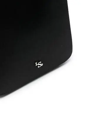 LE SILLA Micro Ivy Satin Bag - Black