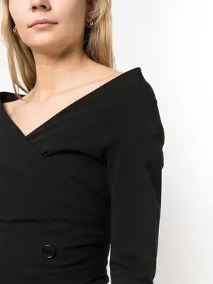 Philosophy Di Lorenzo Serafini Cotton Cropped Blouse