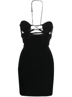 Nensi Dojaka Halterneck Dresses