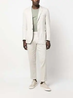 DELL'OGLIO Single-breasted Suit Set - Neutrals