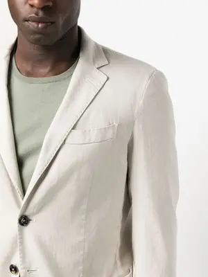 DELL'OGLIO Single-breasted Suit Set - Neutrals