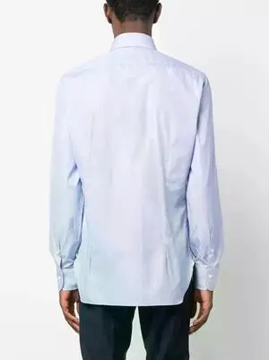BARBA NAPOLI Button Shirt - Blue