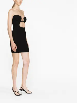 NENSI DOJAKA Cut-out Jersey Minidress