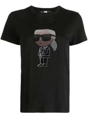 Karl Lagerfeld Straight Hem T-shirts For Women