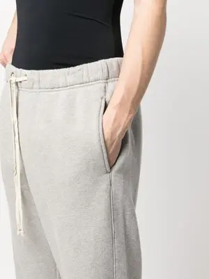 LES TIEN Drawstring-fastening Waist Trousers - Grey