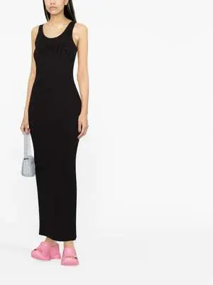 Blumarine Logo-print Maxi Dress
