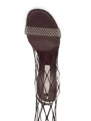 Stella McCartney Knee-high Fishnet High Heel Boots