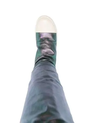 Rick Owens Stocking Metallic Sneaker-boots