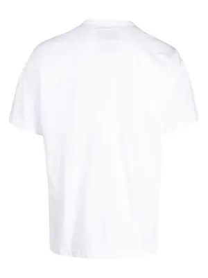 FUMITO GANRYU Contrast-panel Two-tone T-shirt