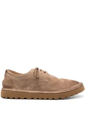Marsèll Sancrispa Alta Suede Derby Shoes - Brown