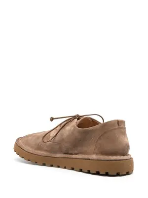 Marsèll Sancrispa Alta Suede Derby Shoes - Brown