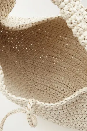 Khaite Olivia Medium Raffia Shoulder Bag