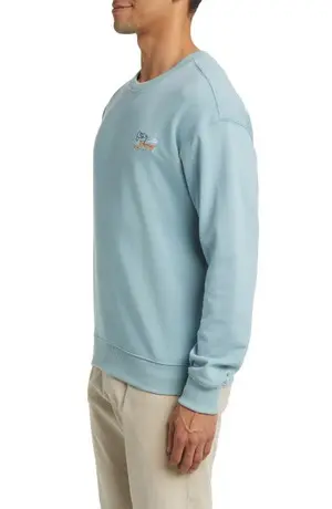 SWANNIES Embroidered French Terry Sweatshirt