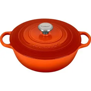 LE CREUSET Signature 7.5-quart Enameled Cast Iron Brazier - Flame