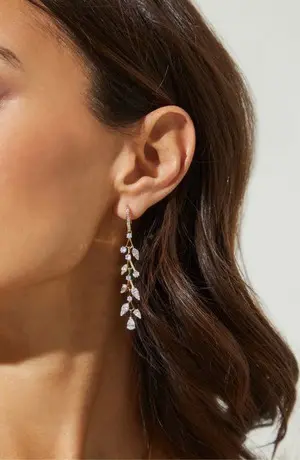 Nadri Olivia Drop Earrings - Gold