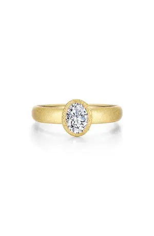 Lafonn Oval Solitaire Ring - White