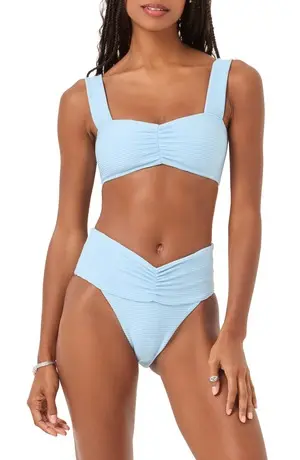 L*Space LSPACE Marlee Bikini Top Sky Blue
