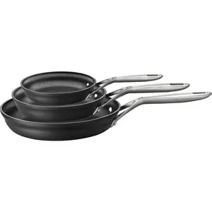 ZWILLING Motion Hard Anodized Nonstick Fry Pan 3-piece Set - Aluminum