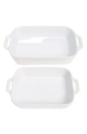 STAUB 2-piece Baking Dish - White