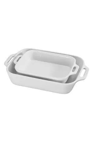 STAUB 2-piece Baking Dish - White
