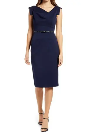 Black Halo Cut Out Cocktail Dresses